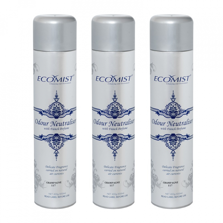 3x Fragrance Refills 650ml Can For Maxi Dispensers | Ecomist Australia