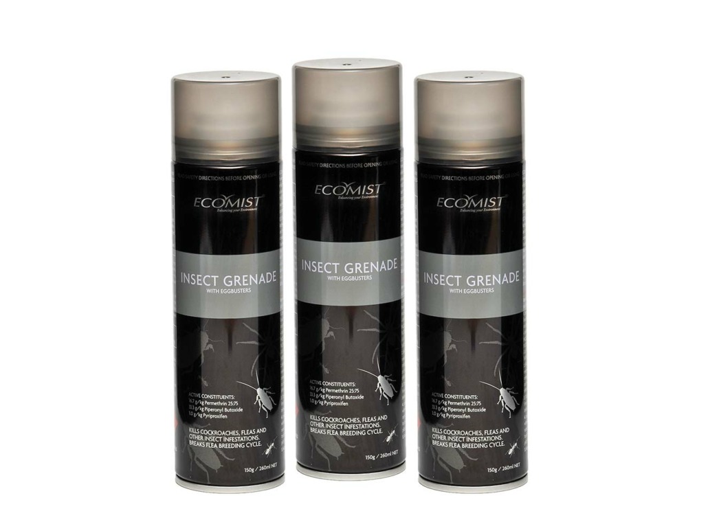 3x Insect Grenade 125g Cans | Ecomist Australia