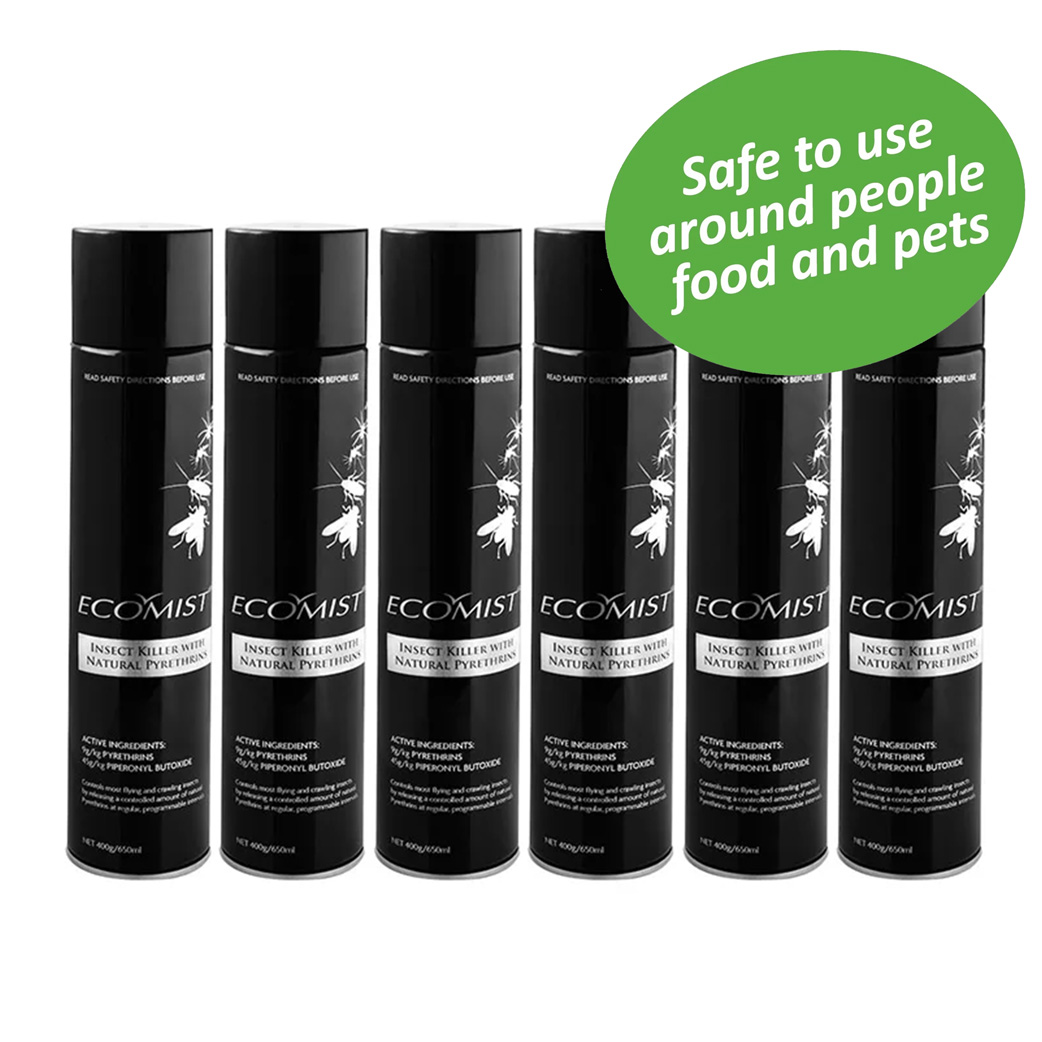 6x Natural Insect Killer 650ml Cans For Maxi Dispensers | Ecomist Australia