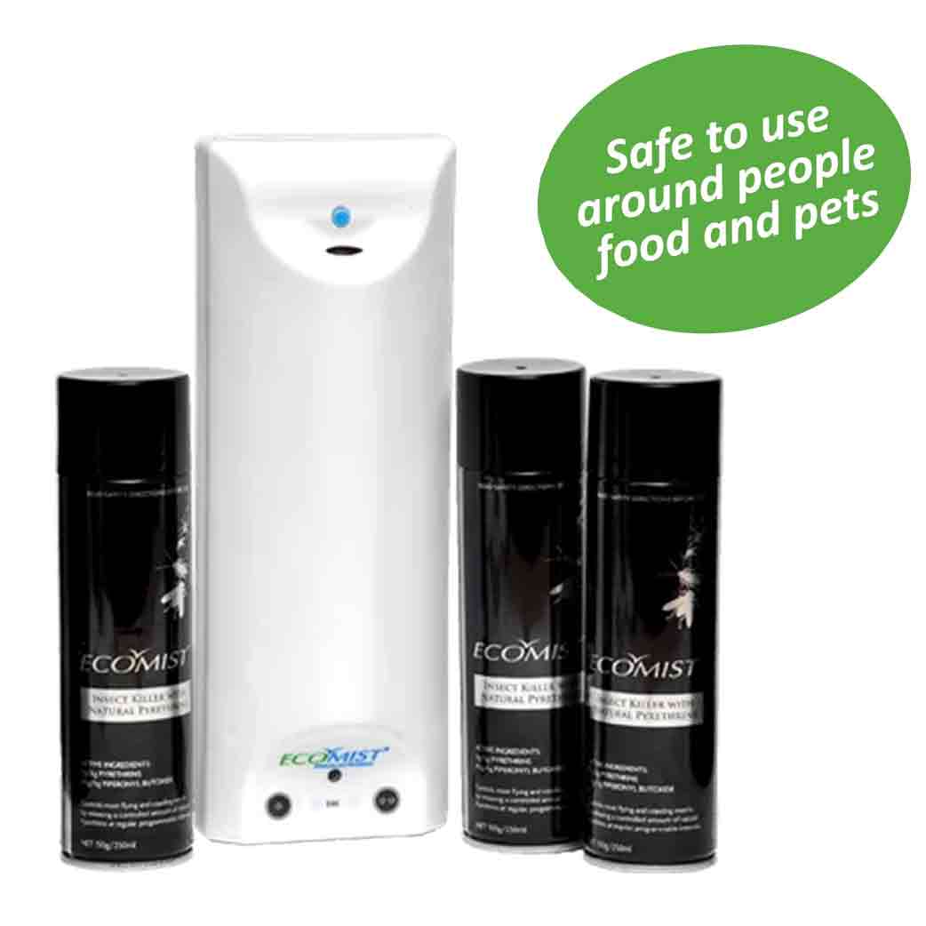 Midi Dispenser + 3 Cans Of Insect Killer | Ecomist Australia